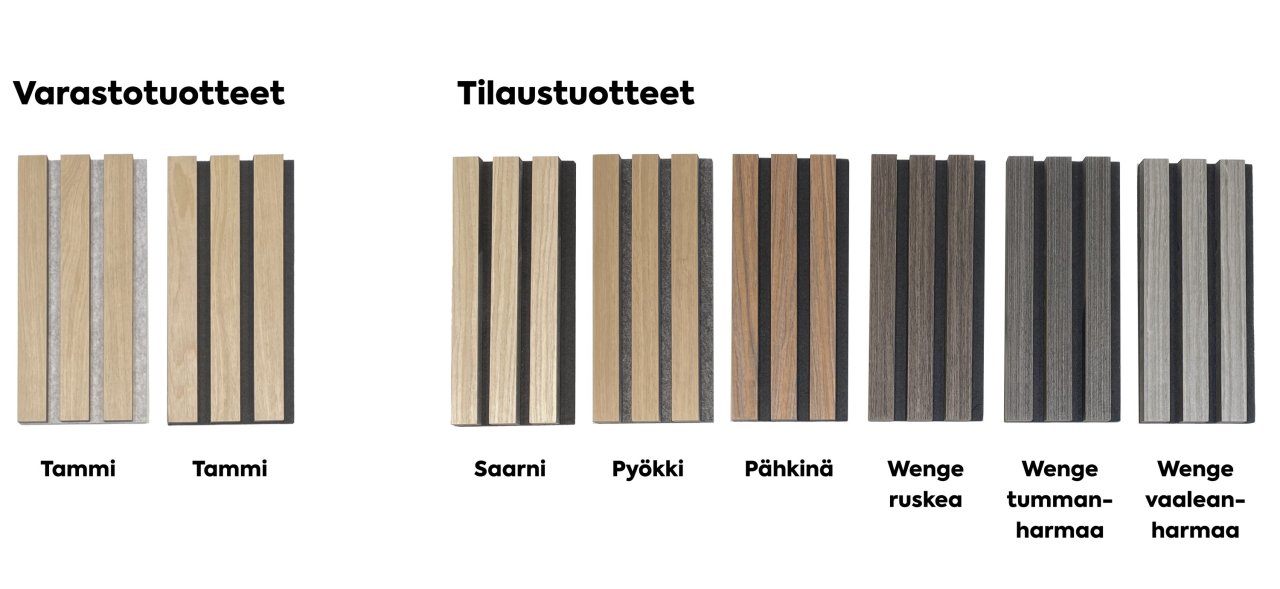 Kelo akustinen rimaseinä | Modeo